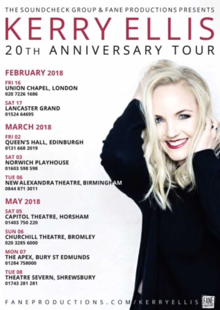 Kerry Ellis 20th Anniversary Tour – Musical Manda
